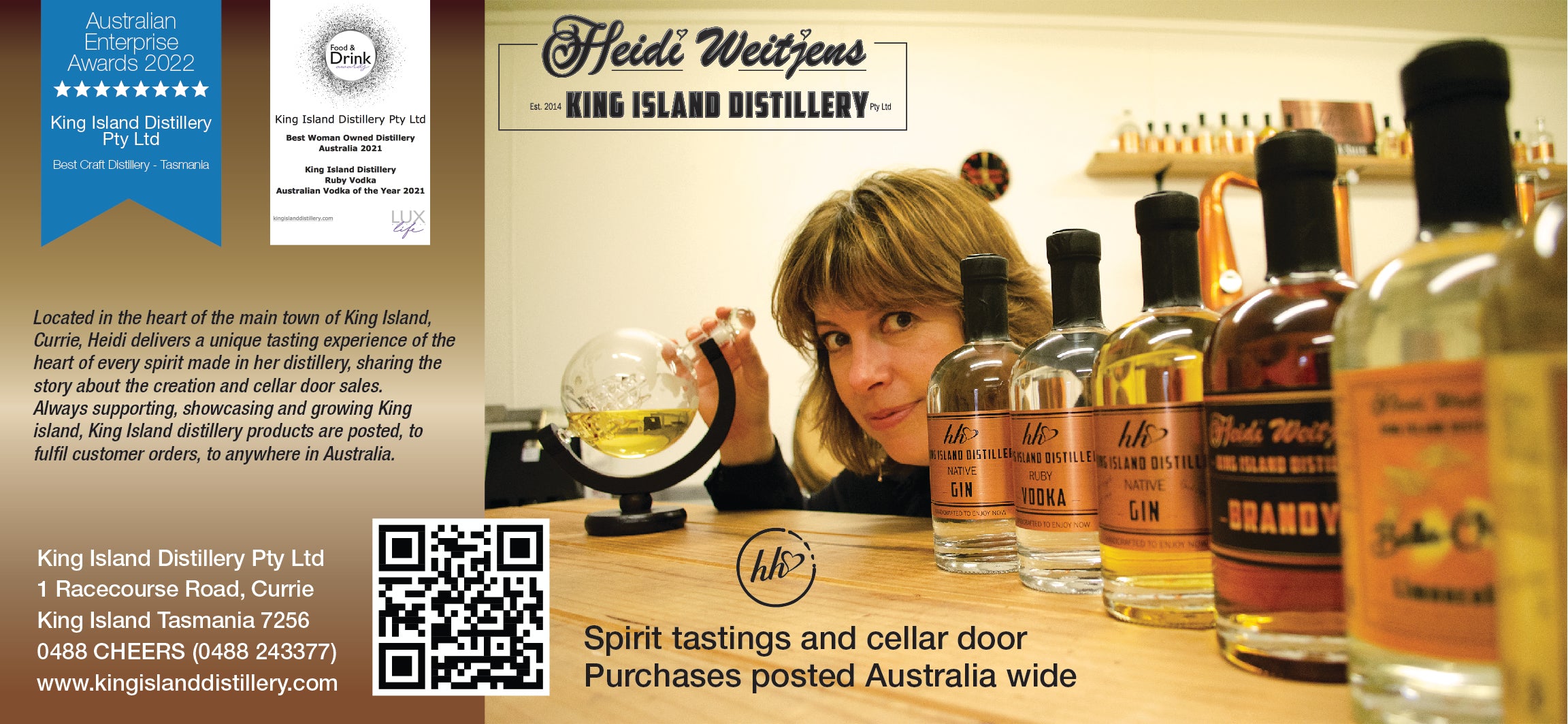 Spirits tasting – King Island Distillery